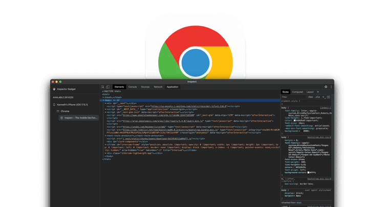 How to debug on Chrome on iOS from Windows, Mac and Linux?