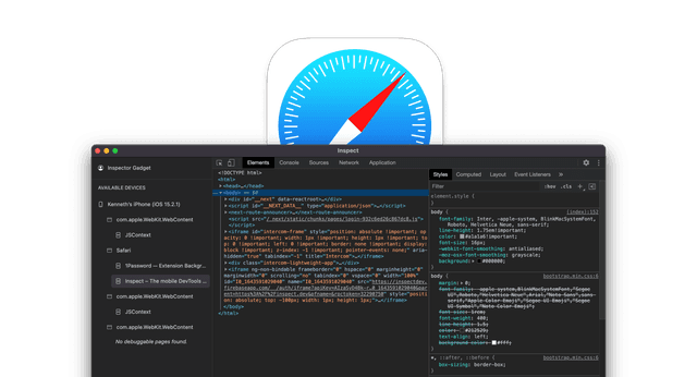 How to debug Safari on ioS from Windows, Mac and Linux?