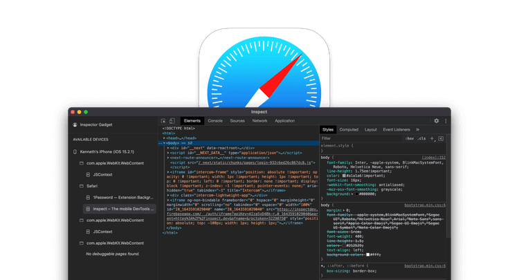 How to debug Safari on ioS from Windows, Mac and Linux?